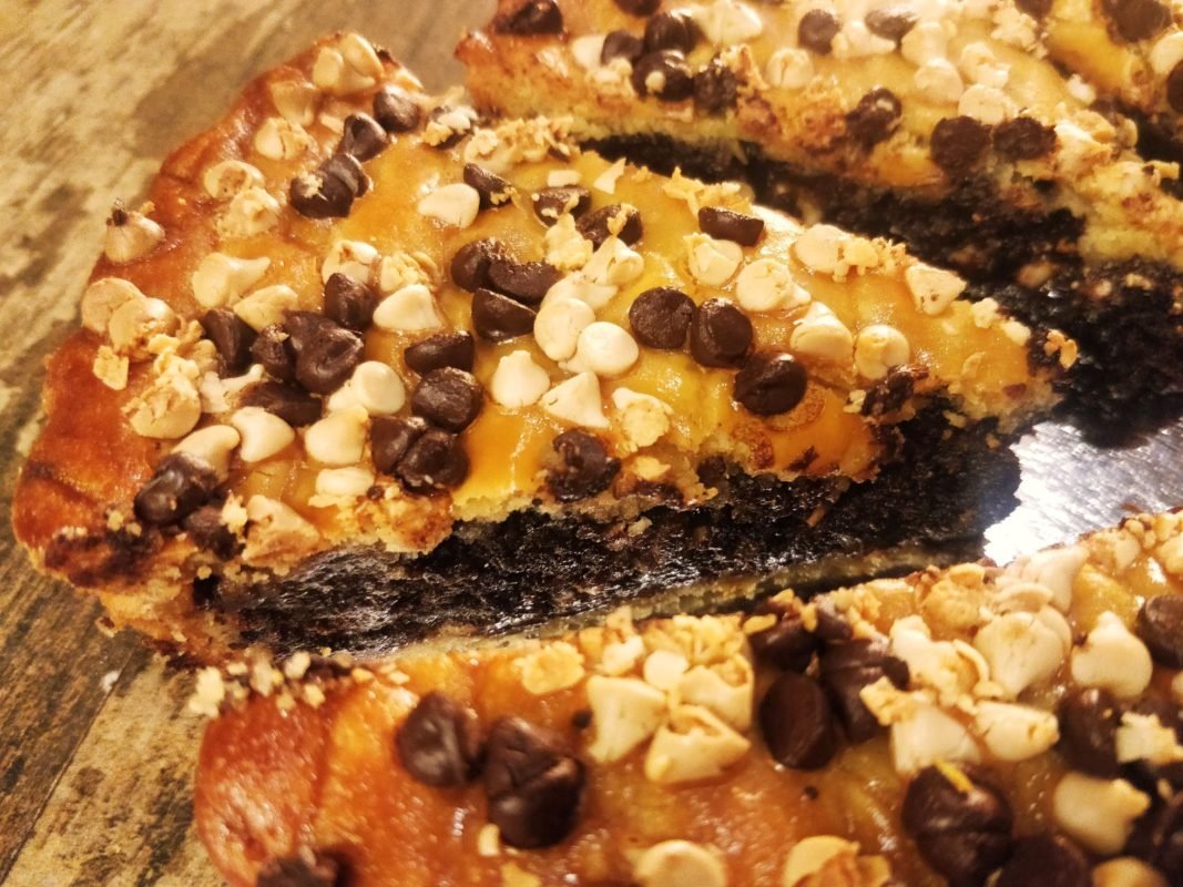 Chocolate Nutties Burst Pie - Avon Bakers